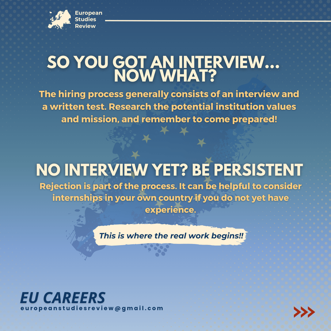 EU Careers – European Studies Review